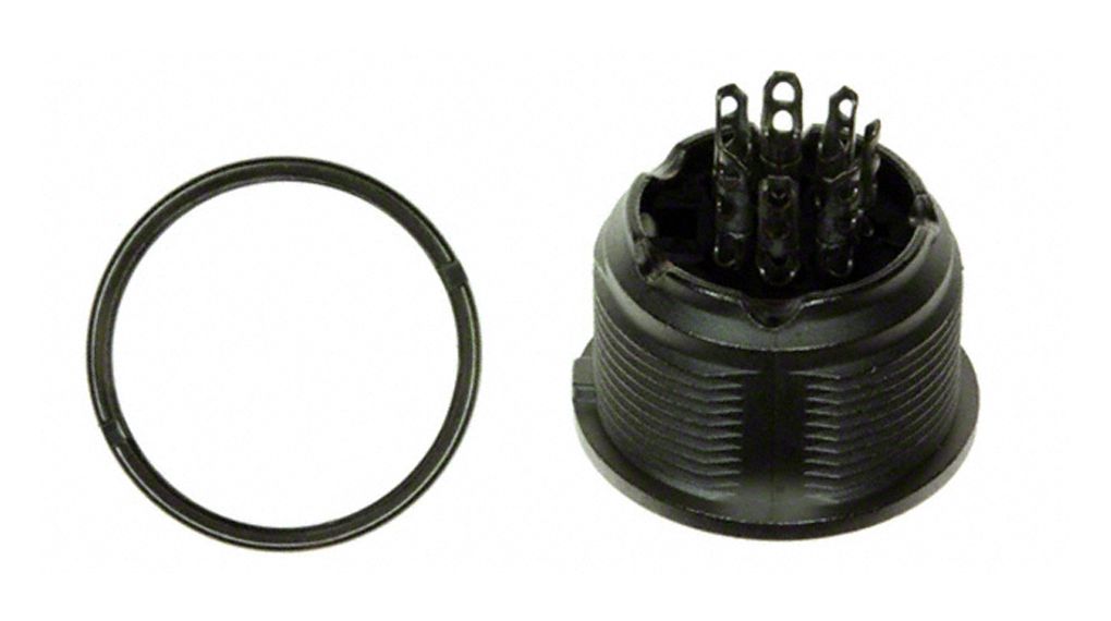 T 3487 000 | Amphenol Industrial Apparatuttag C091A 7pol DIN, Sockel, 7 ...