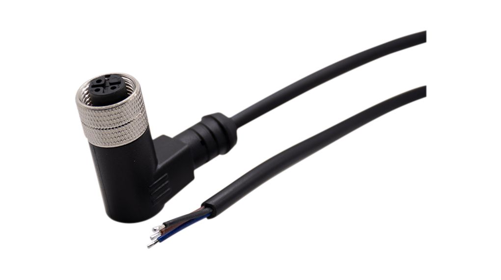 RND 205-01220 | RND Circular Connector, M12, Socket, Right Angle, Poles ...