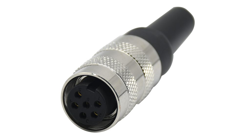 RND 205-01417 | RND Mini Connector Socket 6 Contacts, 5A, 250V, IP67 ... RND 205-01417 | RND Mini Connector Socket 6 Contacts, 5A, 250V, IP67 ...