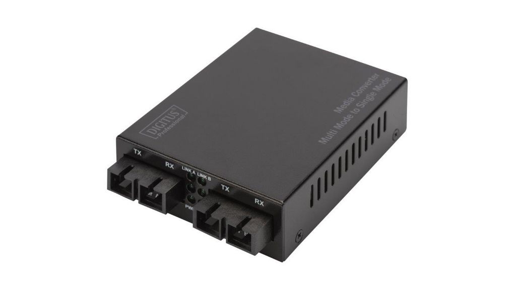 DN-82124 | Assmann Media Converter, Fibre Single-Mode - Fibre Multi ...