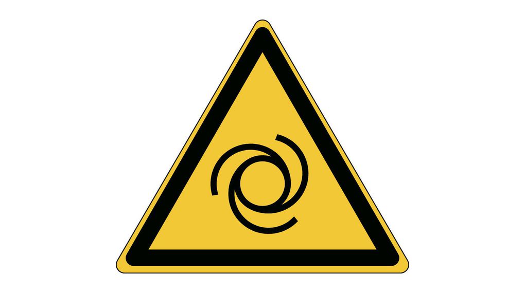 PIC W018-TRI 200-PE-CRD/1 | Brady ISO Safety Sign - Warning, Automatic ...