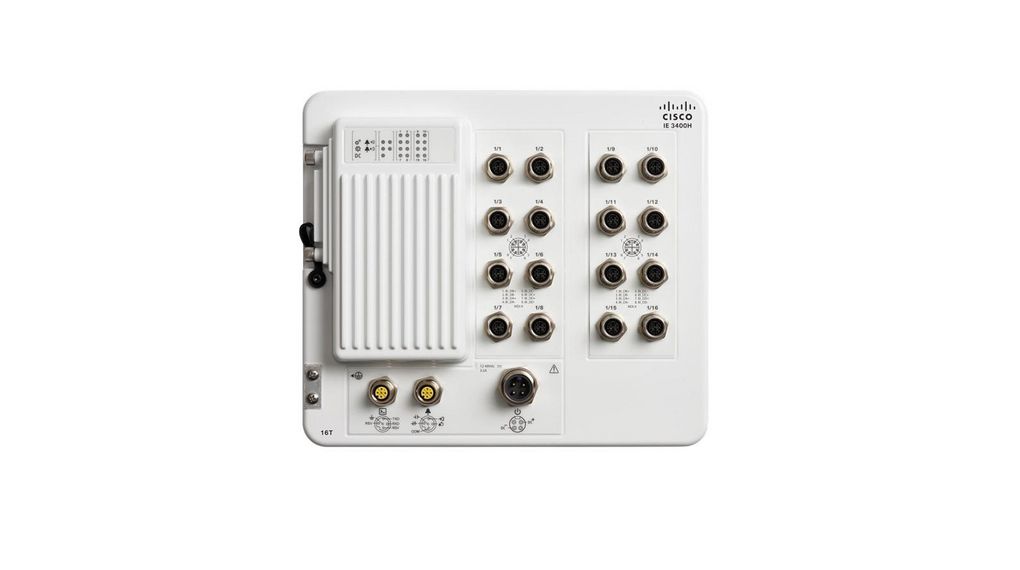 IE-3400H-16FT-A | Cisco Ethernet Switch, M12 Ports 16, 1Gbps, Layer 2 ...