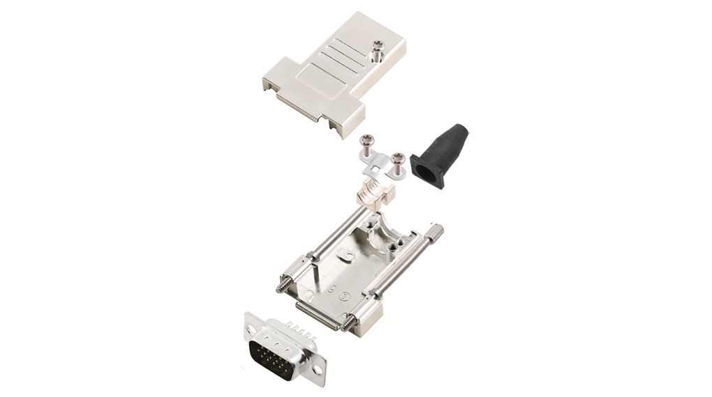 6355-0041-01 | Encitech Connectors D-Sub HD-Steckverbinder Kit 15P | Distrelec Deutschland