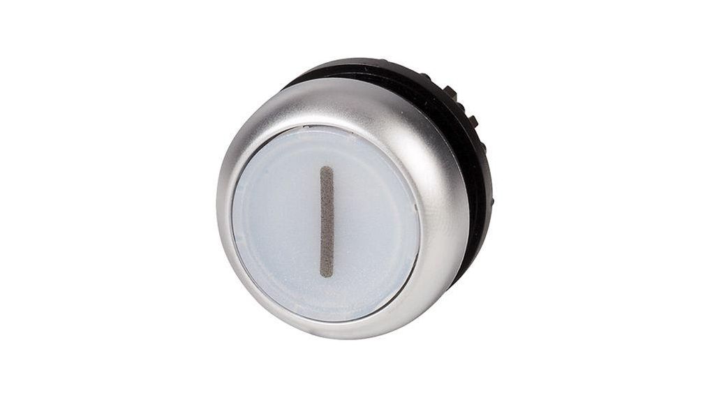 216942 M22-DL-W-X1 | Eaton Möller RMQ Titan Series White Illuminated Momentary Push Button, 22mm ...