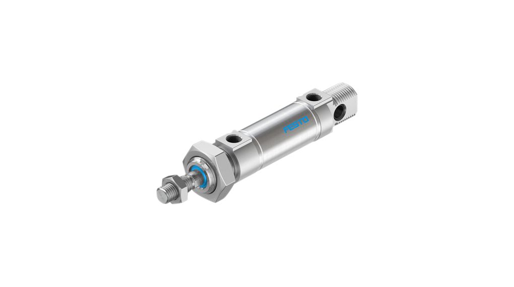 DSNU-25-15-PPV-A | Festo Cylinder, Double Acting, 15mm, Bore Size 25mm, G1/8 | Distrelec Germany