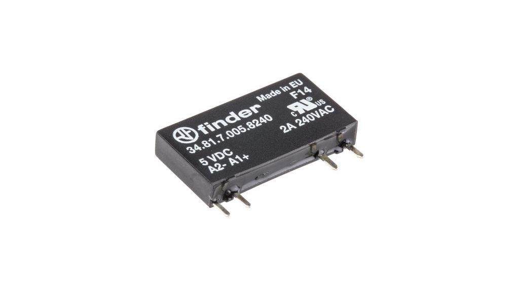 34.81.7.005.8240 | Finder 34 Series Solid State Relay, 2 A Load, PCB ...