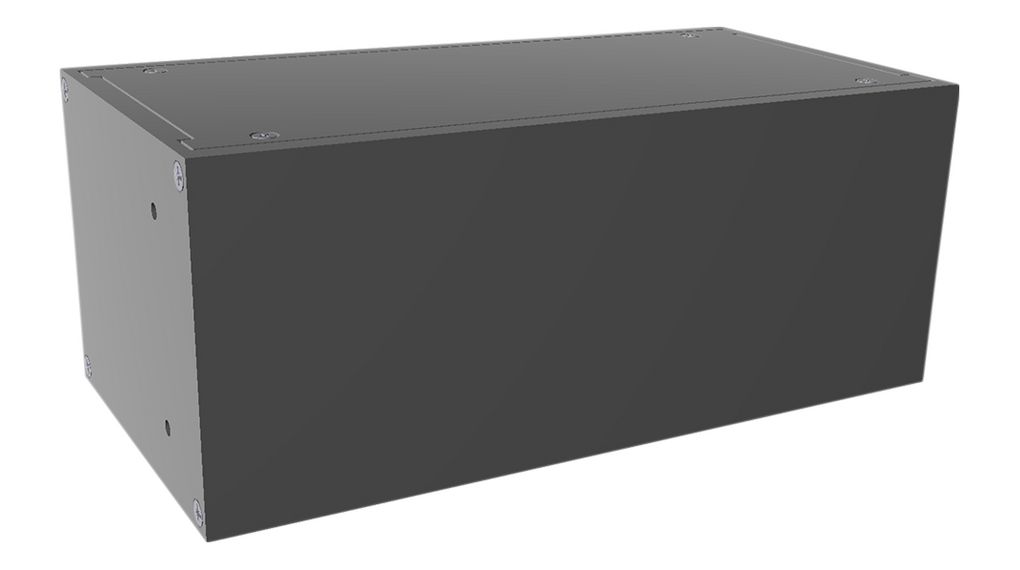 RM2U0804SBK | Hammond 19 Desktop Enclosure, Rack Mount, 2U, Aluminium ...