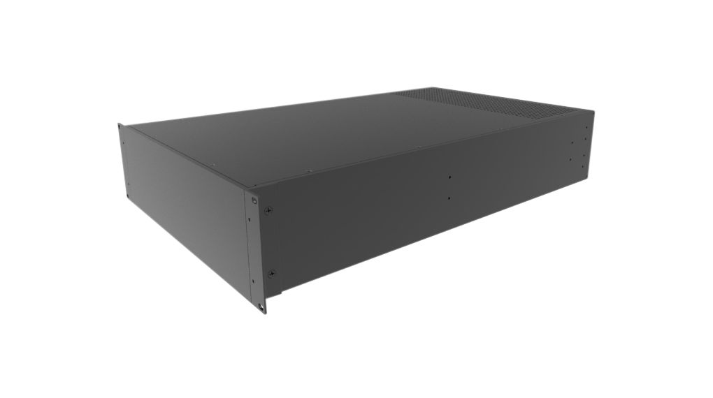 RM3U1928VBK | Hammond 19 Desktop Enclosure, Rack Mount, 3U, Aluminium ...