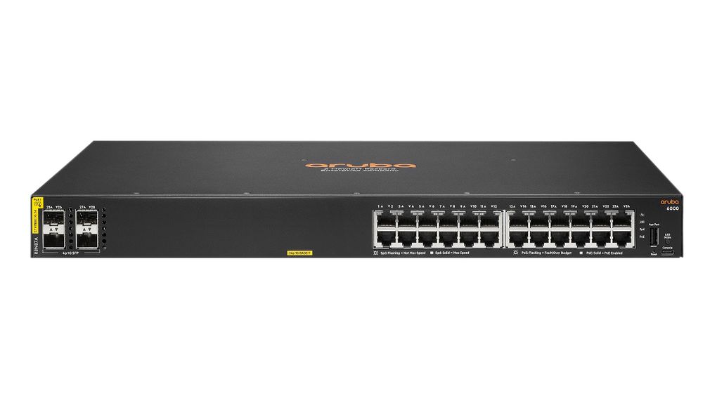 R8N87A#ACD | Hewlett Packard PoE Switch, Layer 2 Managed, 1Gbps, 370W ...