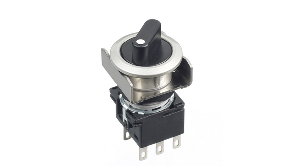 IDEC | IDEC Selector Switch, Poles = 2, Positions = 3, 45°, Panel Mount ...