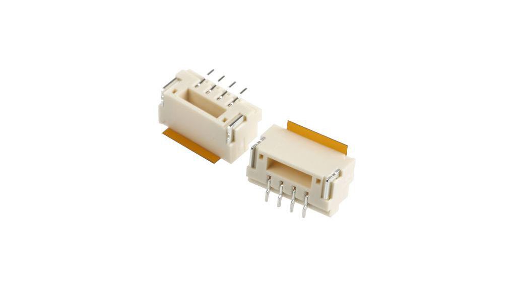 BM04B-GHS-TBT(LF)(SN) | JST GH Series Straight Surface Mount PCB Header ...