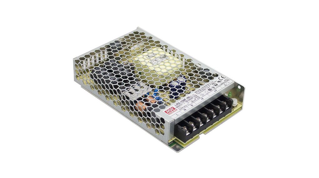 LRS-150F-48 | MEAN WELL DC Power Supply, 158.4W, 48V, 3.3A | Distrelec ...