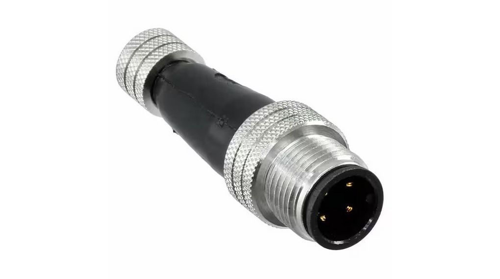 1200330001 | Molex Circular Connector, 4A, M12, Plug, Straight, Poles ...