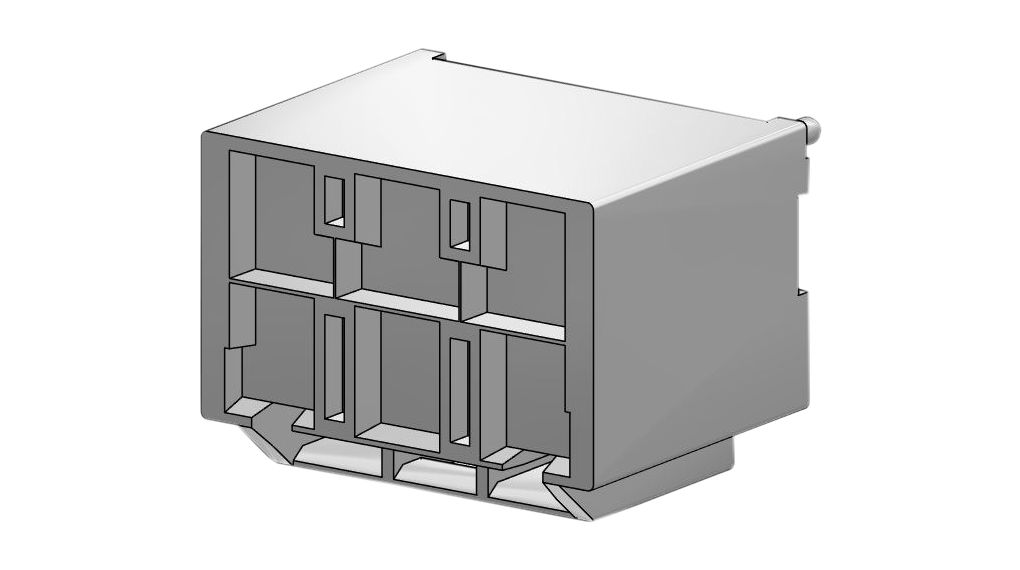 151048-1609 | Molex PCB Header, Male, 10A, 600V, Contacts - 6 ...