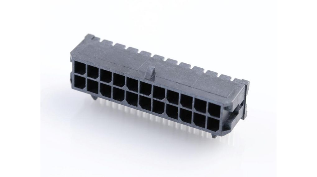 43045-2202 | Molex Micro-Fit 3.0 90° Header 3.00mm Dual Row 20 Circuits ...