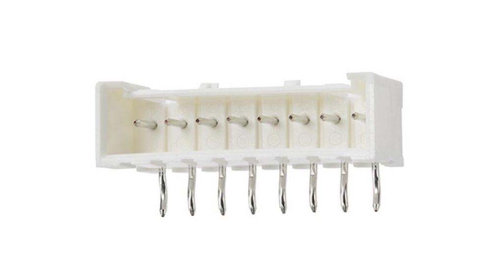 53426-0210 | Molex 2.50mm Pitch Mini-Lock PCB Header Single Row 90° T/H ...