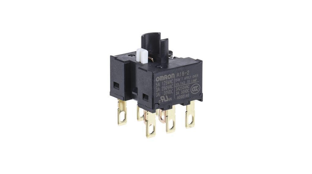 A162 | Omron Electronic Components Contact Block for Use with Push ...