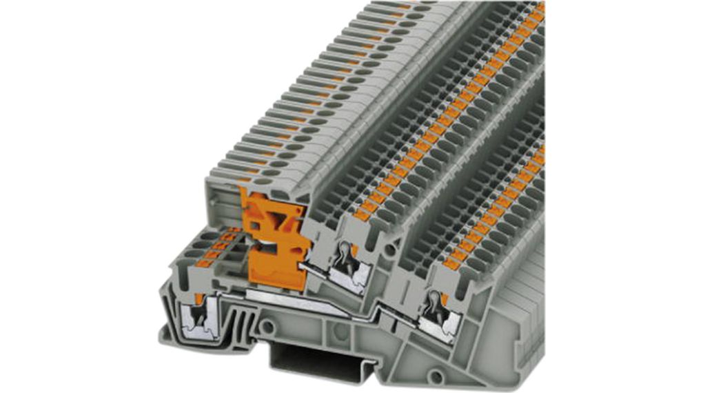 3213948 | Phoenix Contact Terminal Block, Push-In, 3 Poles, 400V, 24A ...
