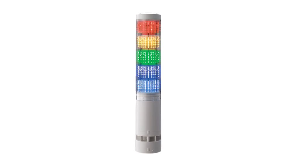 LA6-5DTNWB-RYGBC | Patlite Programmable LED Signal Tower Red / Orange ...