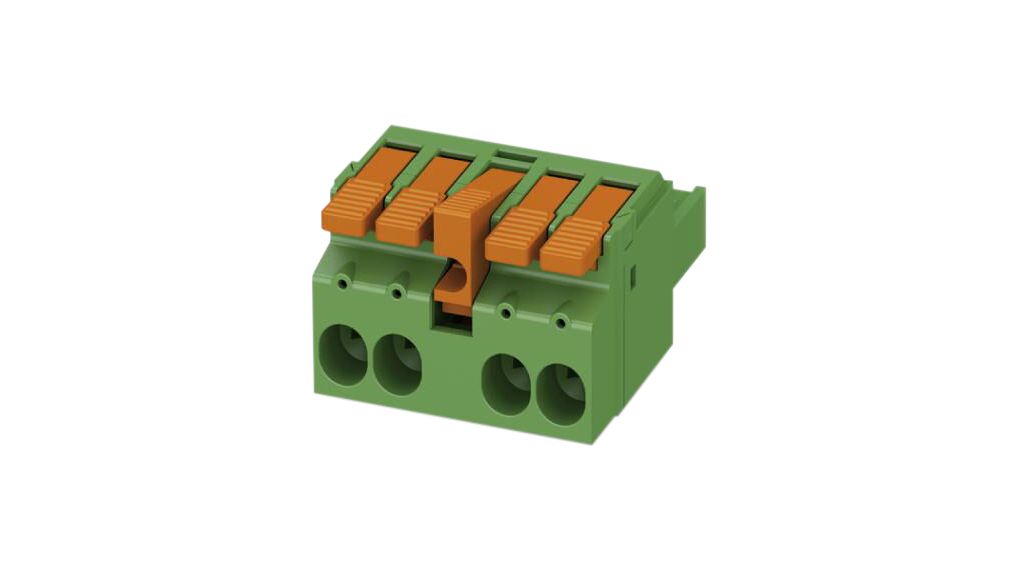 1716930 | Phoenix Contact Pluggable Terminal Block, Straight, 7.62mm ...