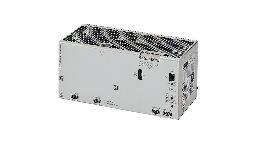 2320283 | Phoenix Contact UPS, DIN Rail Mount, 900W, 240V | Distrelec ...