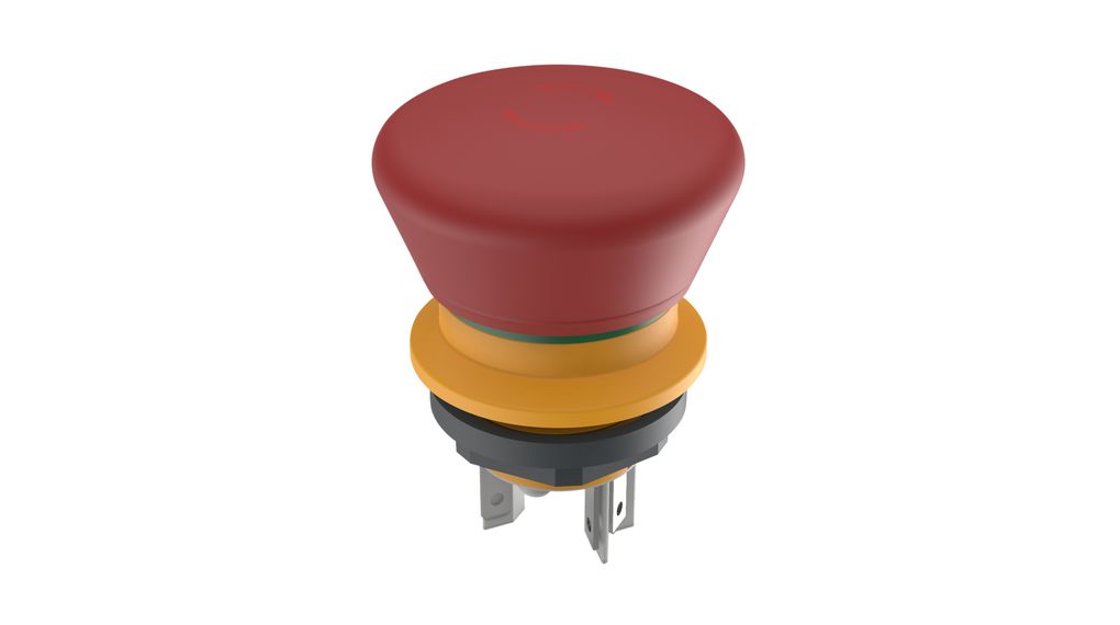 RAF | RAFI Emergency Stop Actuator, 1NC Latching Function Mushroom ...