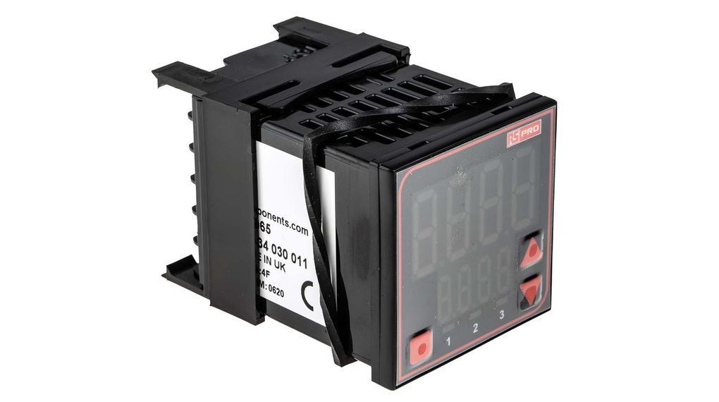 1241065 | RS PRO Temperature Controller, 2DO, Panel Mount, Analogue ...