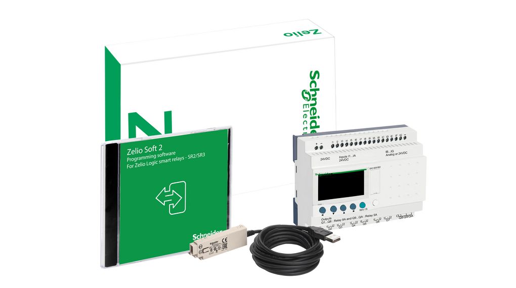 SR3PACK2BD | Schneider Electric PLC Starter Kit 16DI (6D/A) 10DO 24V ...