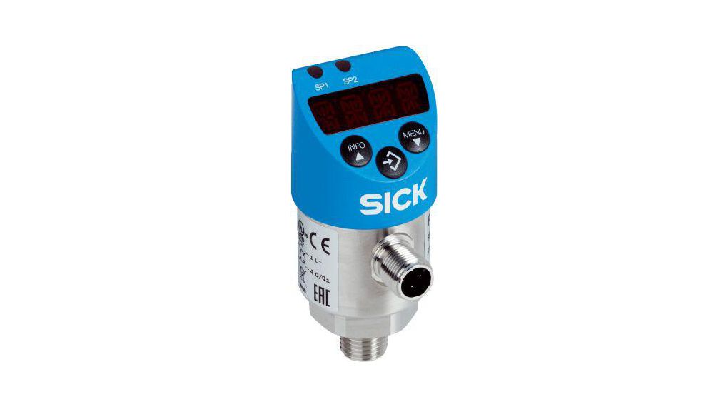PBS2-RB010SG1SSDNMA0Z | Sick PBS Plus Series Pressure Sensor, 0bar Min, 10bar Max, PNP/NPN-NO/NC ...