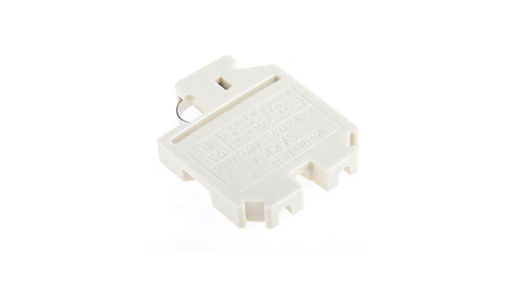 9502600000 | Weidmüller SAKK Series Brown Modular Terminal Block, 4mm² ...