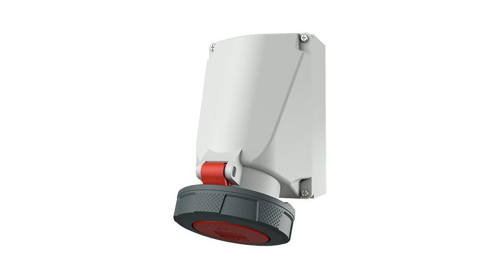 132A | Mennekes MENNEKES, 400 V IP67 Industrial Interlock Socket 4 ...