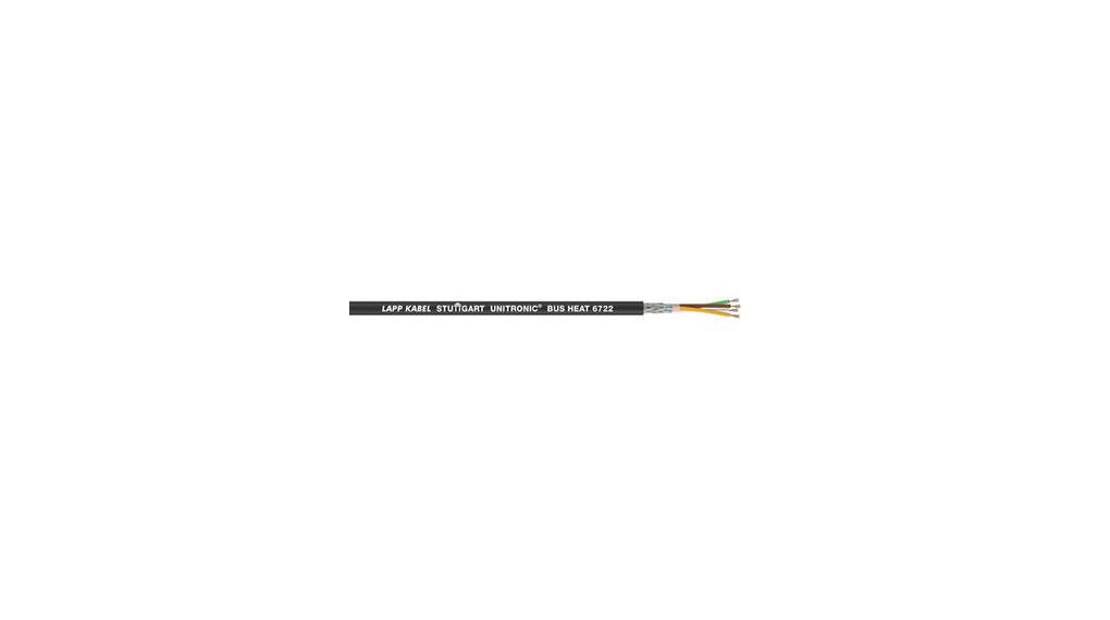 2170388 | Lapp UNITRONIC BUS HEAT Data Cable, 4 Cores, 0.75 mm² ...