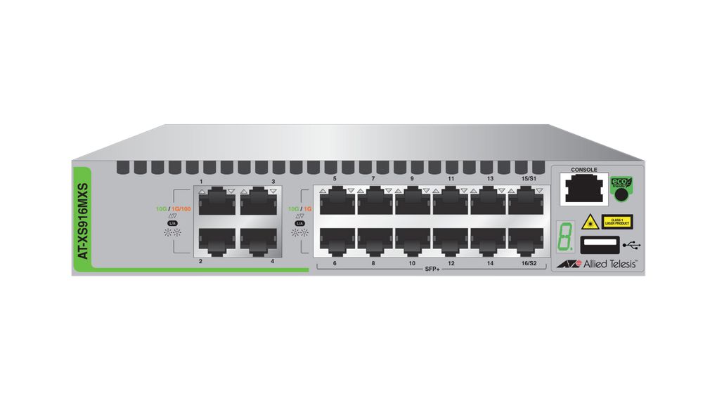 AT-XS916MXS-50 | Allied Telesis Ethernet Switch, RJ45 Ports 12, SFP ...