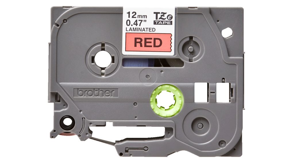 TZE-431 | Brother P-touch Tape, Polyester, 12mm x 8m, Red | Distrelec ...
