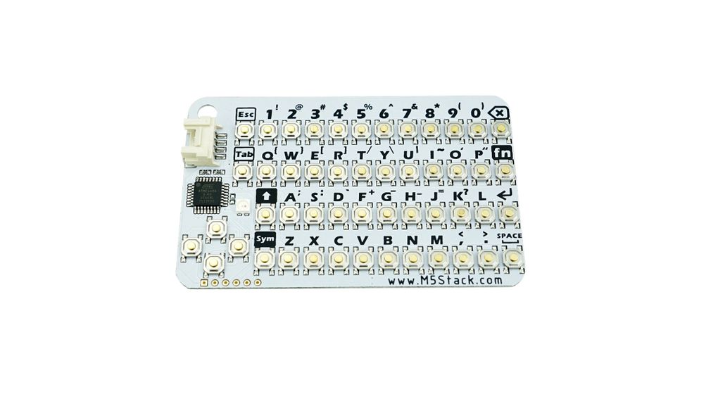 U035-B | M5Stack MEGA8A CardKB Keyboard, QWERTY, 50 Keys | Distrelec Norway