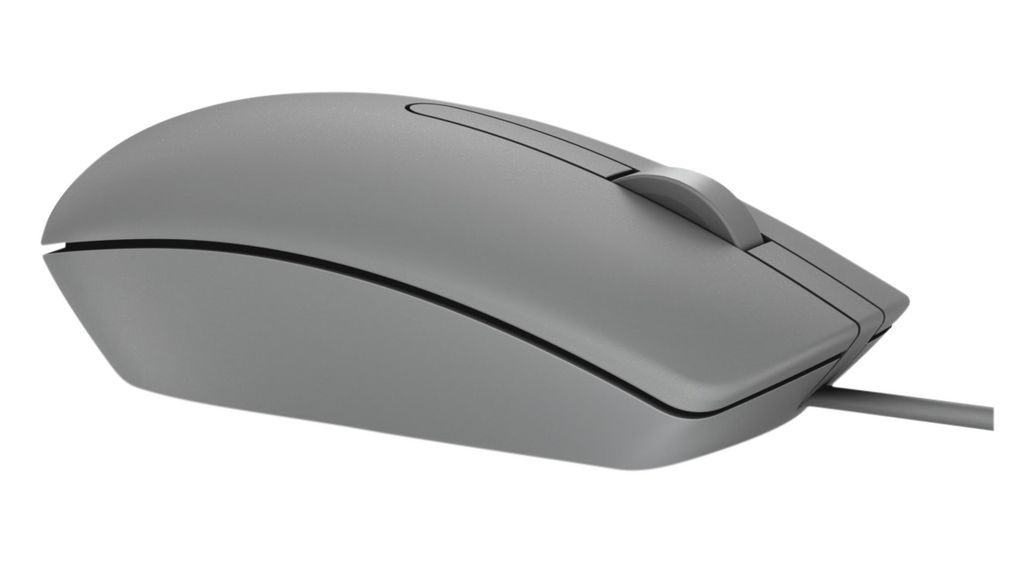 570-AAIT | Dell Maus MS116 1000dpi Optisch Beidhändig verwendbar Grau ...