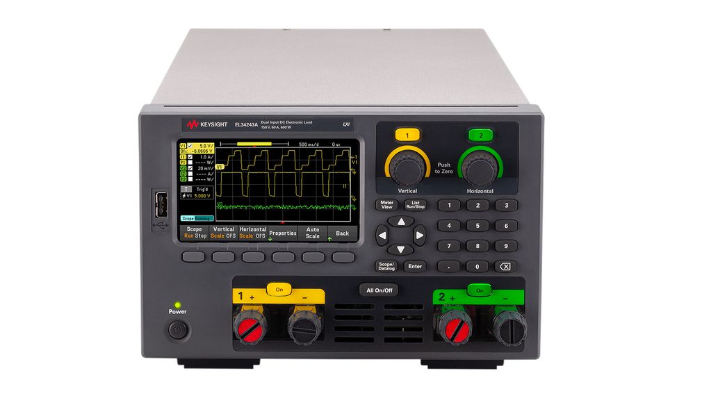 EL34243A | Keysight Dual-Channel Electronic Load, 150V, 60A, 300W ...
