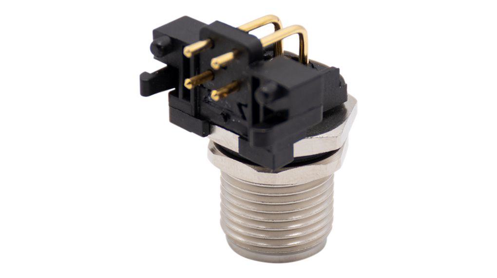 RND 205-01190 | RND Connect PCB Circular Connector Plug 4 Poles Right ...