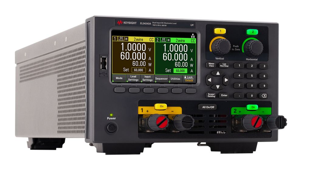 EL34243A | Keysight Dual-Channel Electronic Load, 150V, 60A, 300W ...