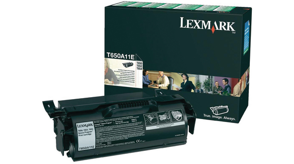 T650A11E | Lexmark Tonerkassett, 7000 Sidor, Svart | Elfa Distrelec Sverige