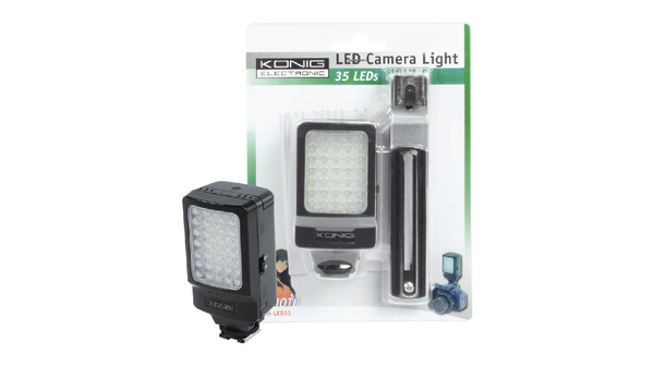 KN-LED35 | König Camera light 5800-6000 K | Distrelec Sweden