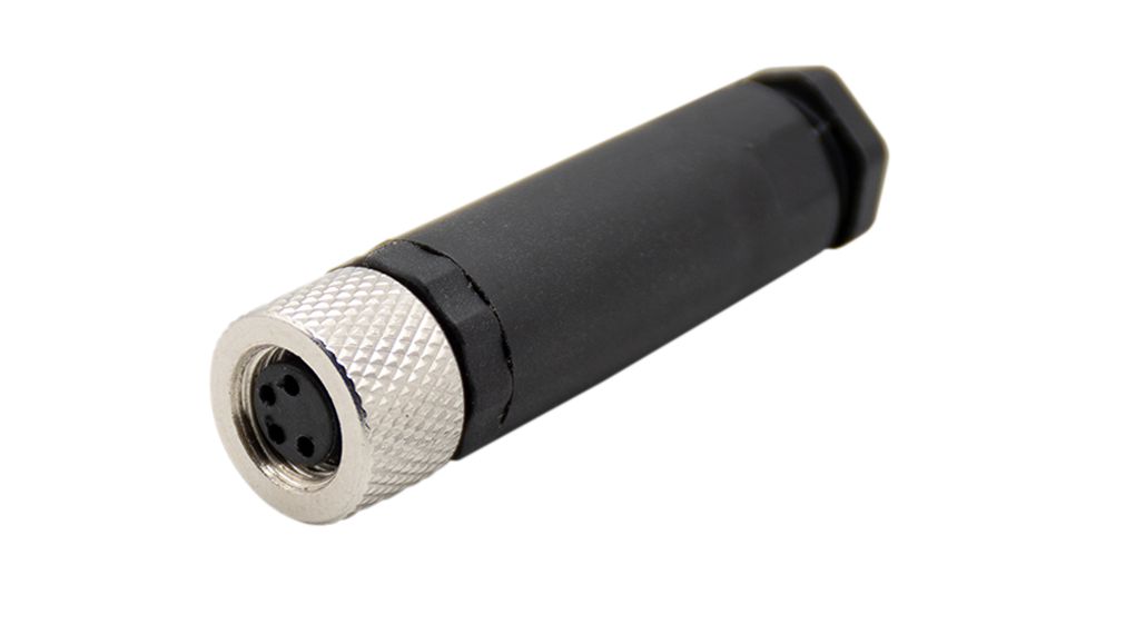 RND 205-01141 | RND Rundsteckverbinder, M8, Steckbuchse, Gerade, Pole ...