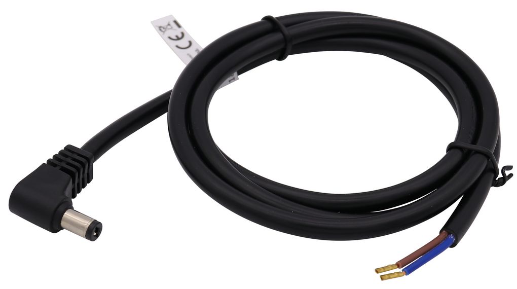 RND 205-01292 | RND DC Connection Cable, 2.1x5.5x9.5mm Plug - Bare End ...