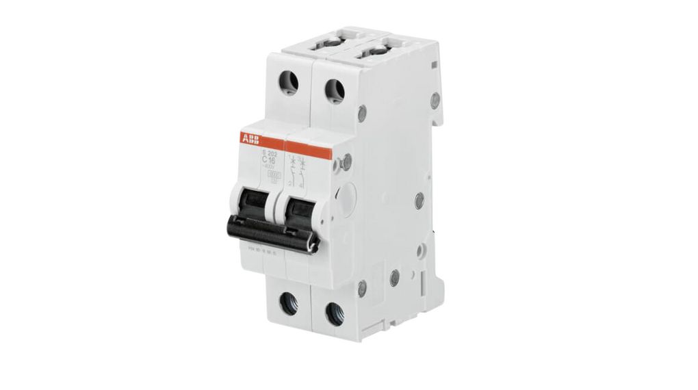 2CDS252001R0044 | ABB Miniature Circuit Breaker, C, 4A, 440V, IP20 ...