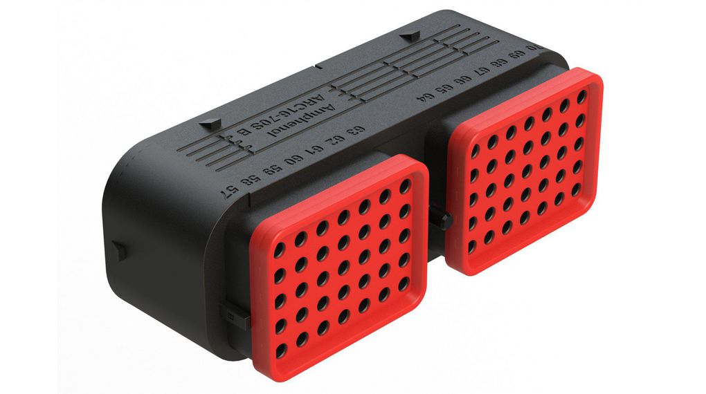 ARC16-70SB-P013 | Amphenol Industrial Crimp Housing, Socket, 5 Rows, 70 ...
