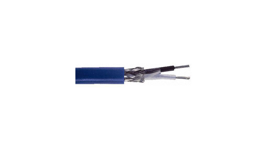 9272 | Belden Blue Twinaxial Cable, 6.2mm OD 152m, 9272 series, 78 Ohm impedance | Elfa ...