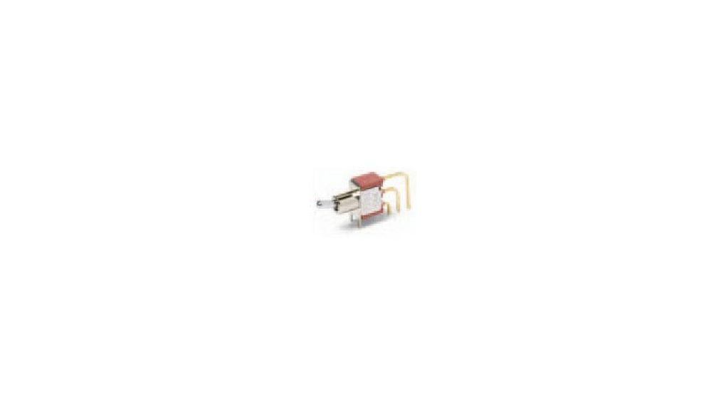 7101P3D9AV2BE | C&K Toggle Switch SPDT On-On Latched 0.02A 20VDC 5 PCB ...