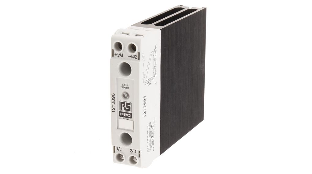 1213896 | RS PRO Solid State Relay, 30 A Load, DIN Rail Mount, 530 V ...
