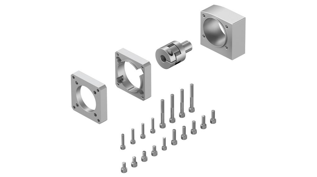 557983 | Festo Axial Mounting Kit for EGC-80-TB Cylinders, IP40, 12.5Nm ...