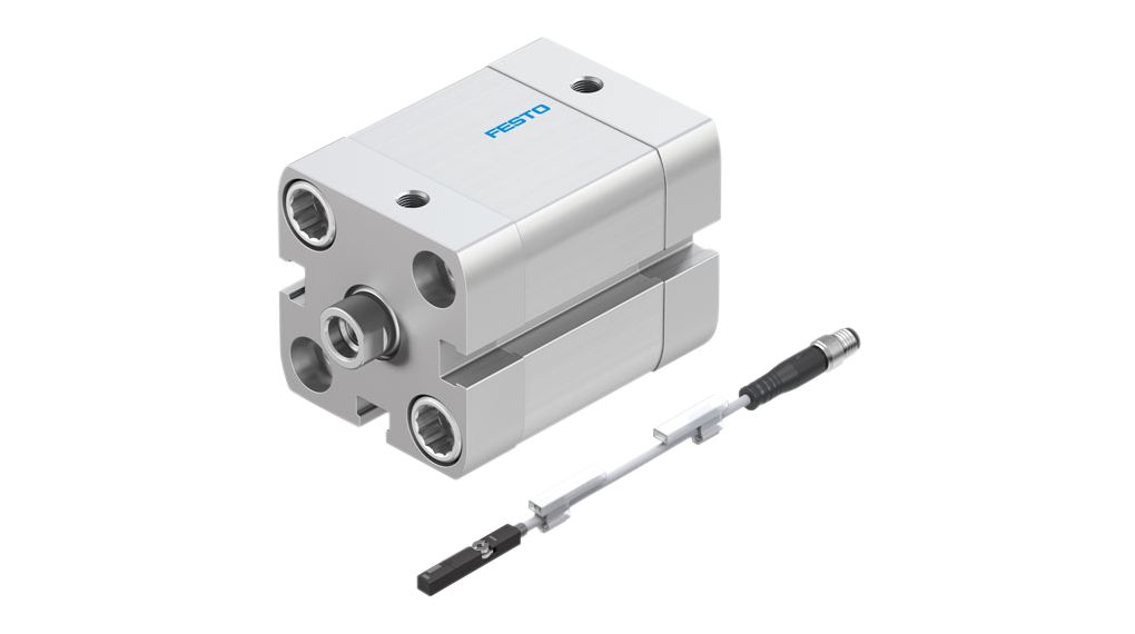 SME8MDS24VK0,3M8D + ADN2515IPA | Festo Lot de vérin ISO compacte et ...